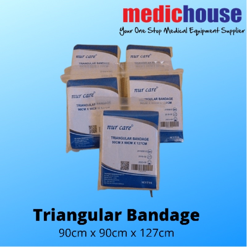 TRIANGULAR Bandage 90cm x 90cm x 127cm | Shopee Malaysia