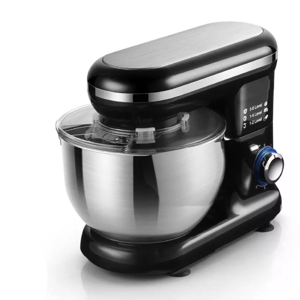 Kitchen Automatic Stand Mixer Blender 5L 1200W. 6 speed with LED Blue ...