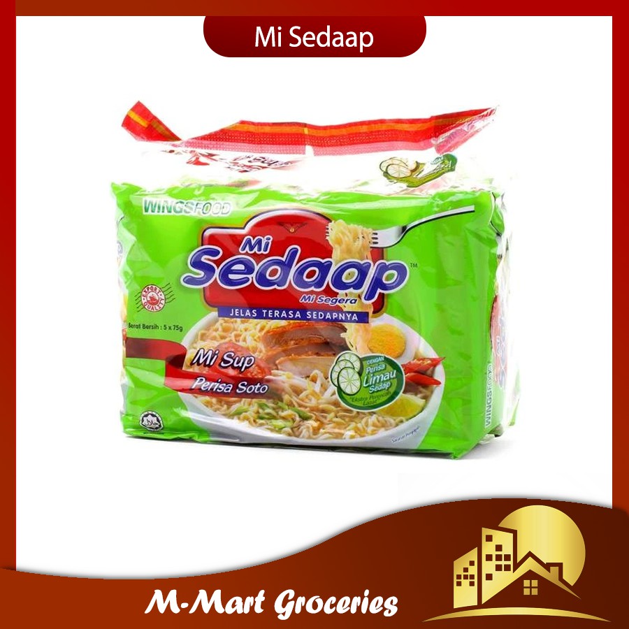 Mee sedaaap/Mi Sedap perisa soto 5x75g | Shopee Malaysia