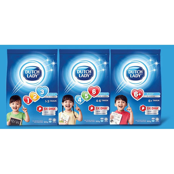 Dutch Lady 123 / 456 / 6+ (850g) | Shopee Malaysia