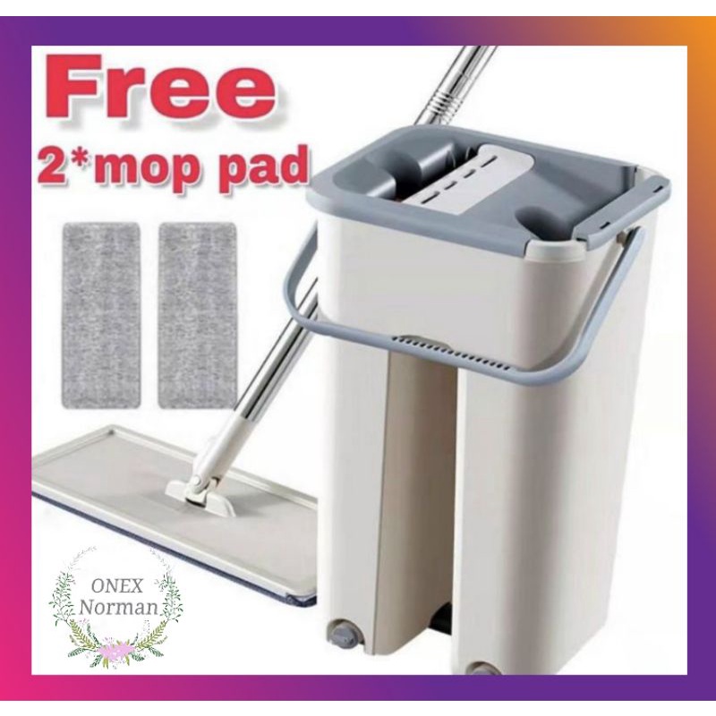 EASY MOP / lazy mop / MAGIC MOP / FLOOR MOP / mop brooms mops sweepers ...