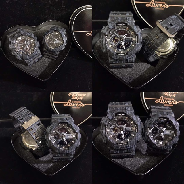 CAS Gshk Couple Set jam | Shopee Malaysia
