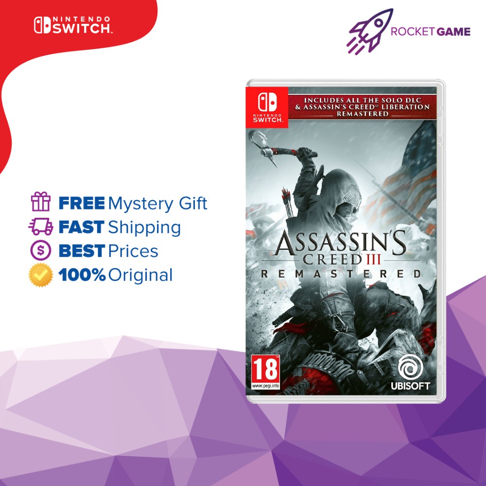 Nintendo Switch Assassins Creed Iii Remastered Assassins Creed 3