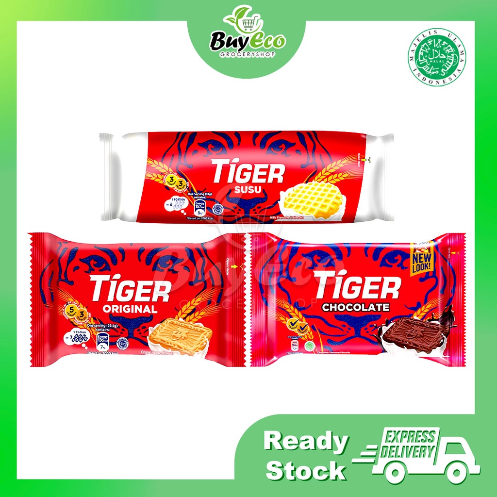 Tiger Biscuit 53.2g / 75g (Loose Pack) | Shopee Malaysia