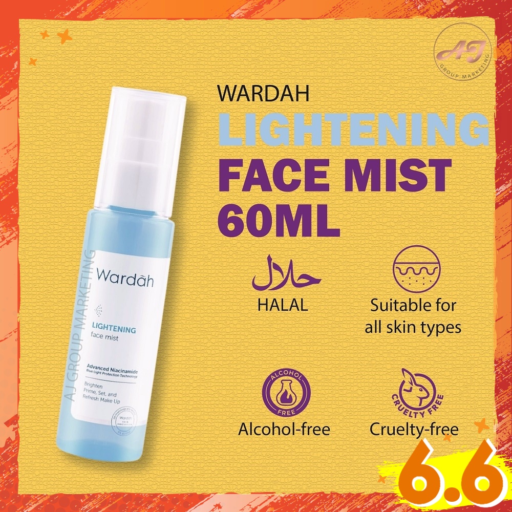 Wardah Lightening Face Mist (60ml) | Shopee Malaysia