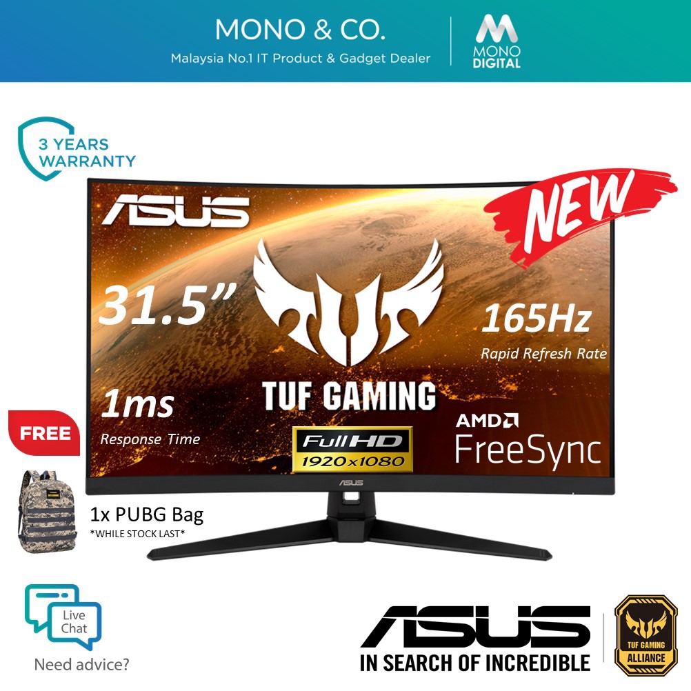 Monitor stand laptop stand gaming monitor asus tuf gaming vg328h1b 31.5 ...