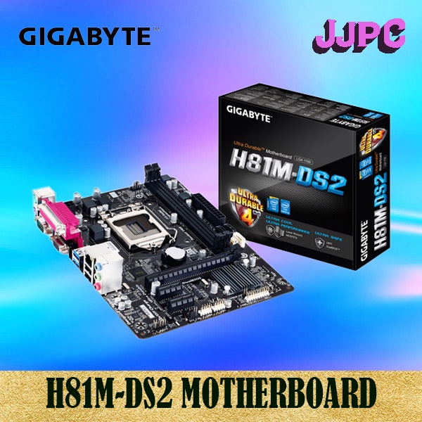 GIGABYTE H81M-DS2 MOTHERBOARD (Socket LGA 1150) 4TH GEN | Shopee Malaysia