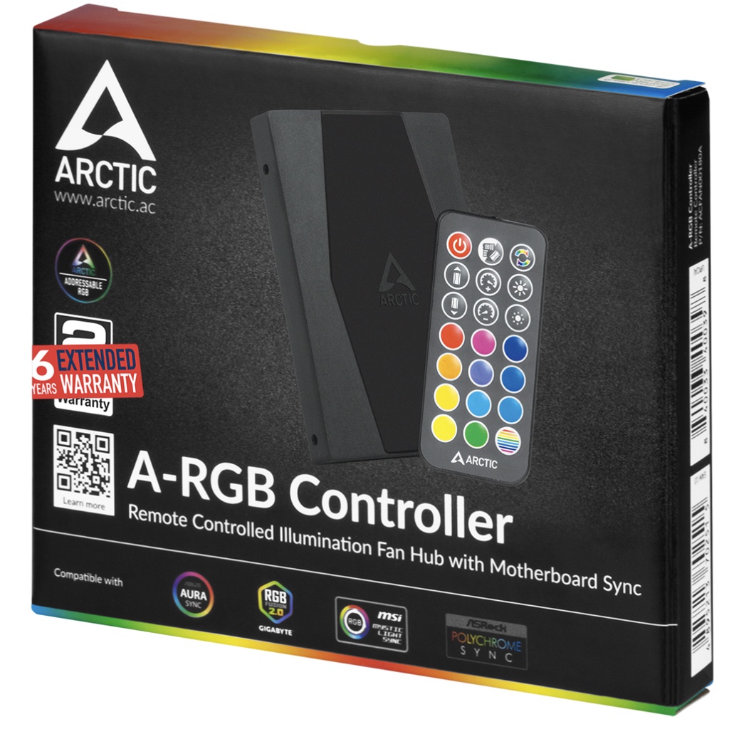 # ARCTIC A-RGB Controller - A-RGB controller with RF remote control ...