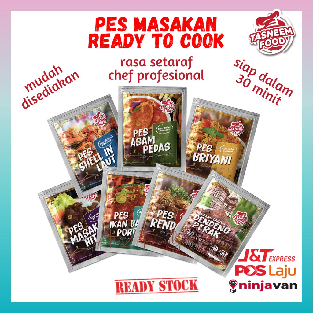 Tasneem Food Pes Masakan Melayu Asli Pes Rendang Pes Dendeng Perak Pes ...