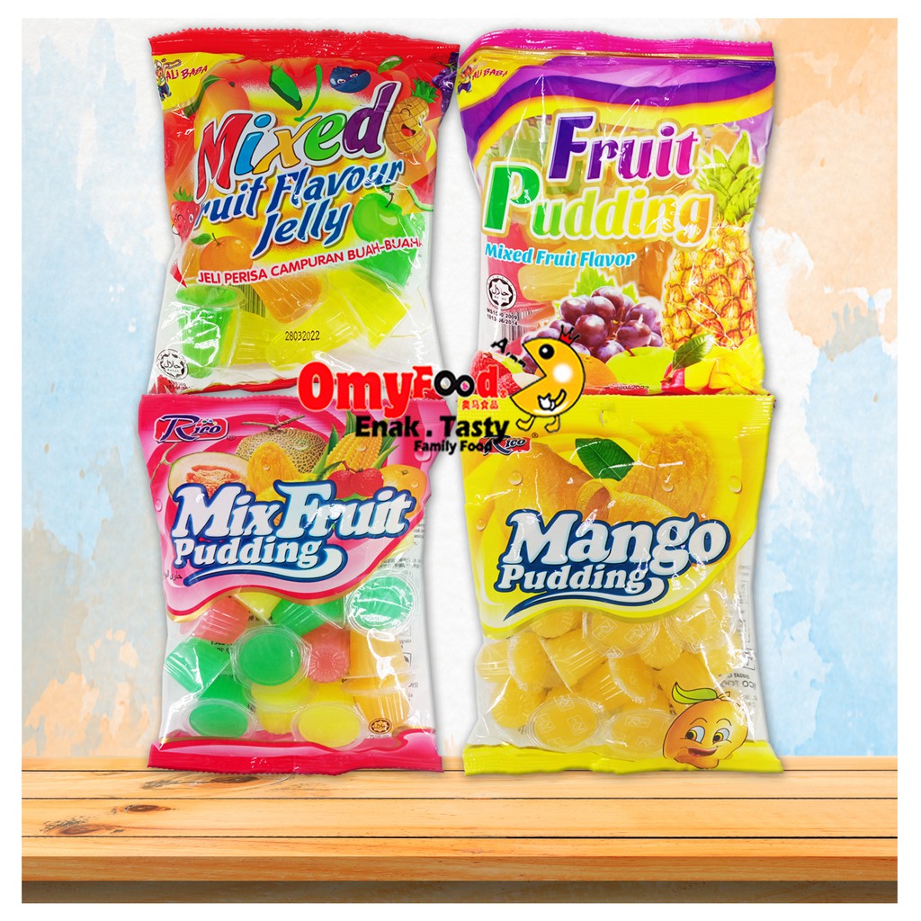 250g Alibaba Fruit Jelly Sumi, Jelli Sumi Perisa Buah-buahan / Rico ...