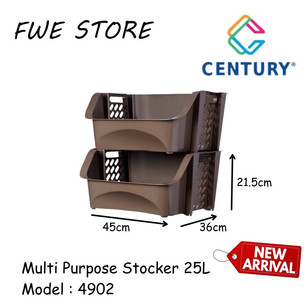 Century 25 Litres Multiple Level Stacking Rack / Kitchen Rack / Multi ...