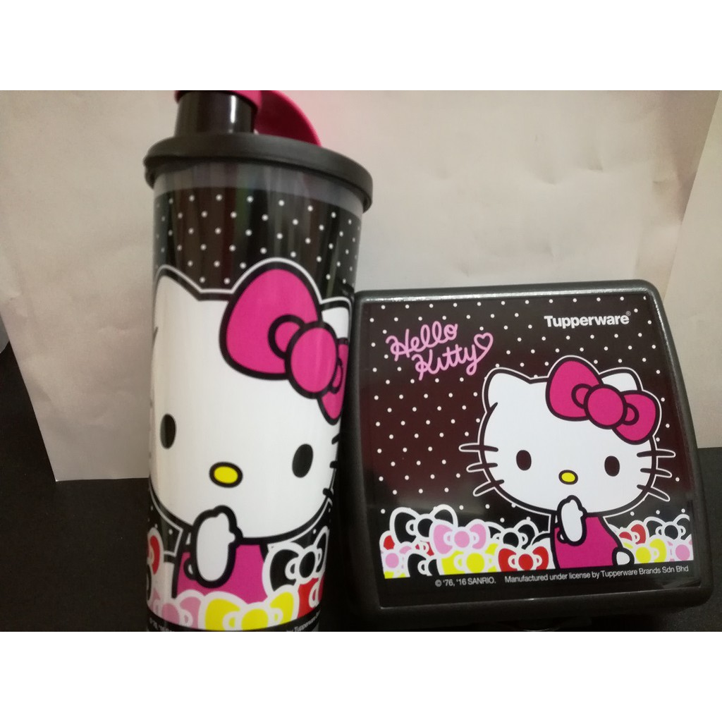 TUPPERWARE HELLO KITTY SET | Shopee Malaysia