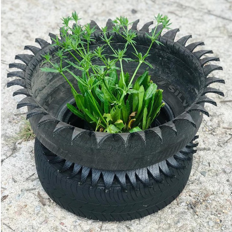 [READY STOCK] Pasu Bunga Tayar Bentuk Bunga Size Besar - Hitam [ MAX ...