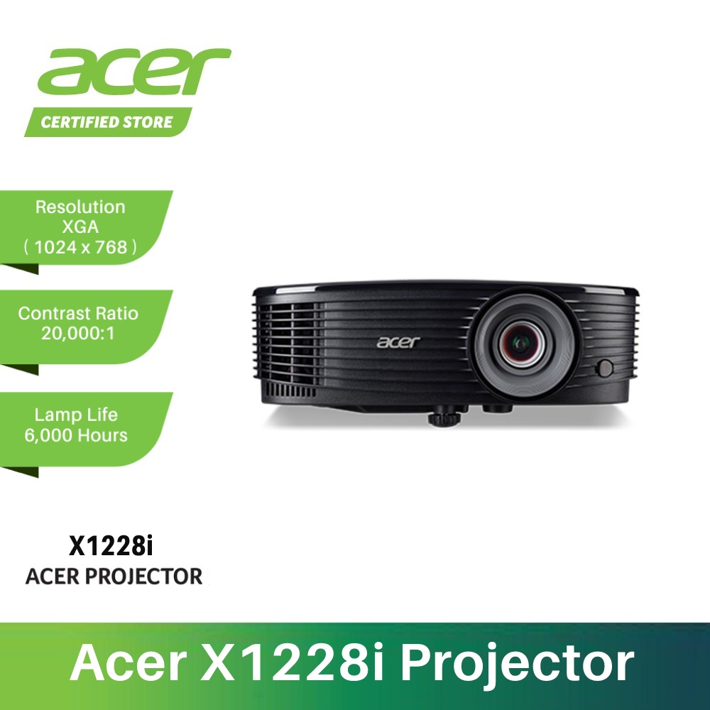 Acer Projector X1228i XGA 4500 Lumens DLP Projector ( HDMI, VGA ...