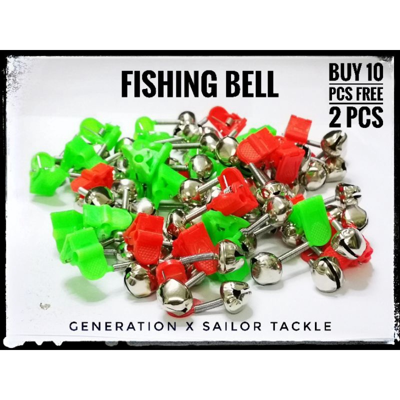 🇲🇾1 pcs (double Bell) Loceng pancing /fishing Bell /fishing tackle ...