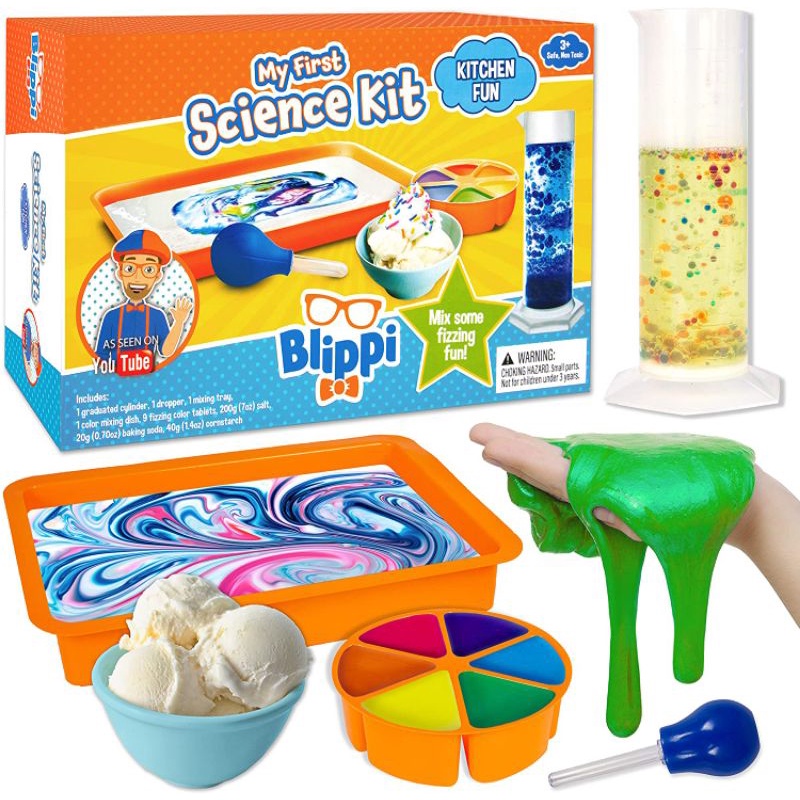 Blippi My First Science Kit: Kitchen Science Lab 4 Experiments Make ...