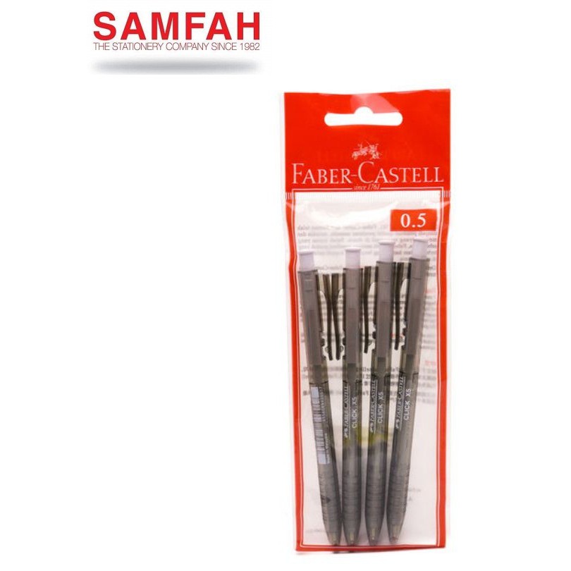 FABER CASTELL 1425/1422 0.5/0.7 BALL PEN 4S - 1 PKT | Shopee Malaysia