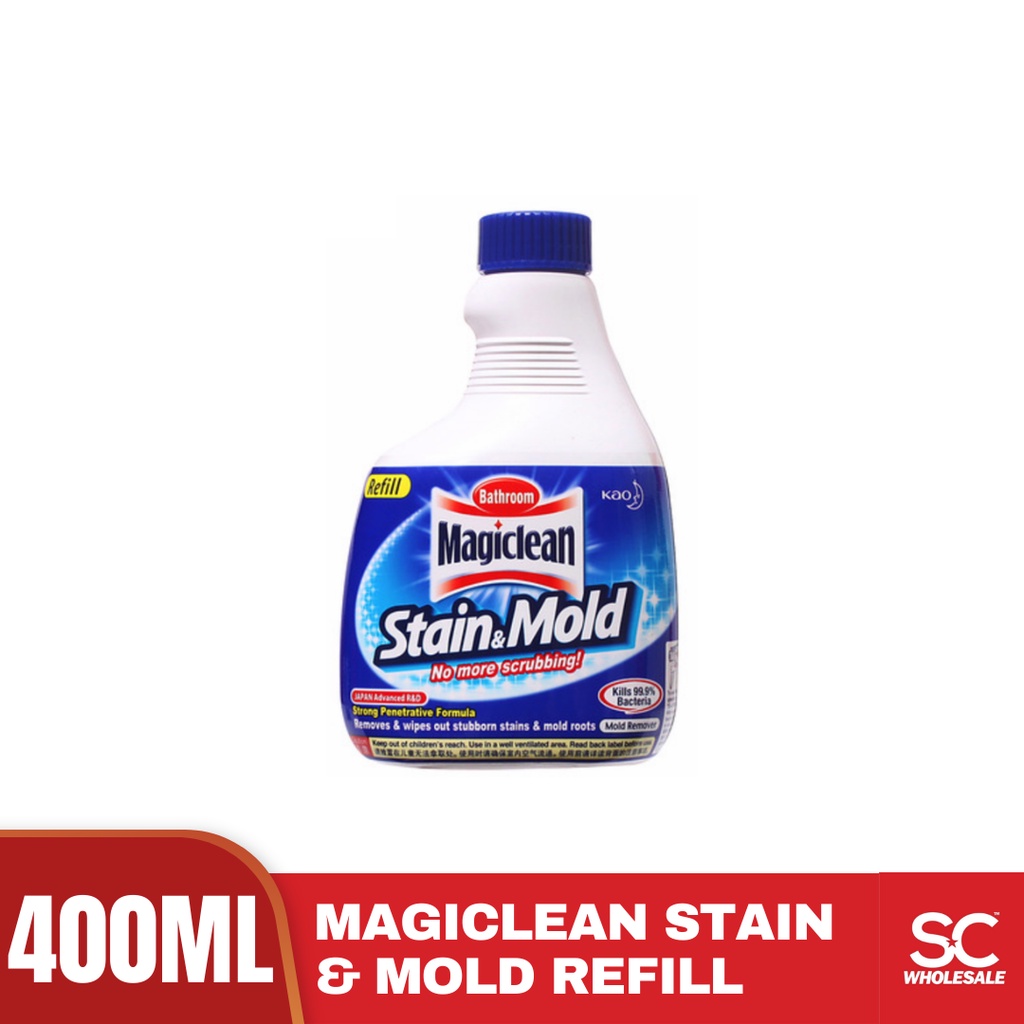 KAO Magiclean Stain Mold Cleaner Refill Magic Clean Bathroom Bleach ...