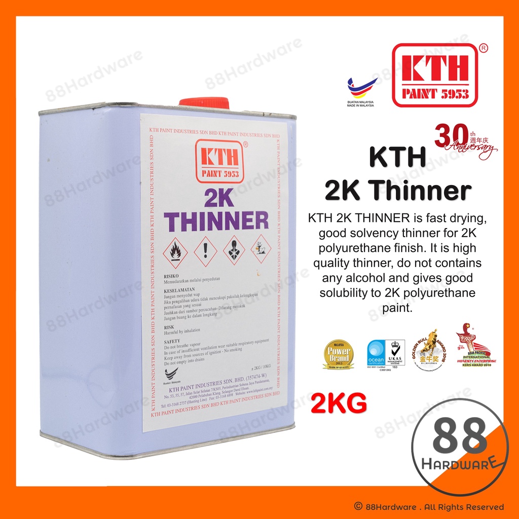 Kth 2k thinner ( cat kereta / cat kereta 2k / cat kereta 2k bancuh ...