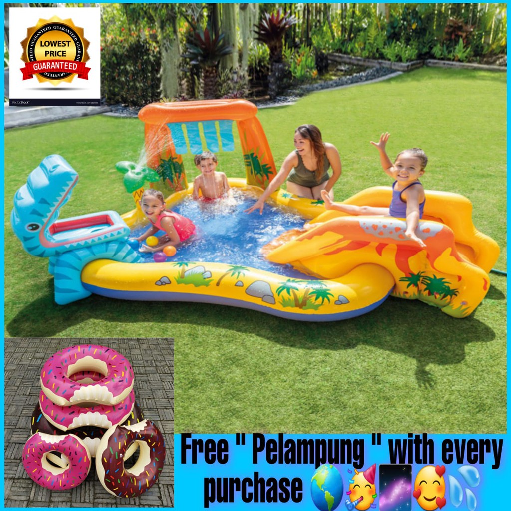 Inflatable Swimming Pool / family pool / kids pool / baby pool / kolam ...