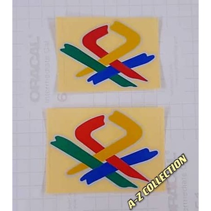 Pangkah Benetton Logo (2 sizes available) Sticker Cutting Overlapping ...