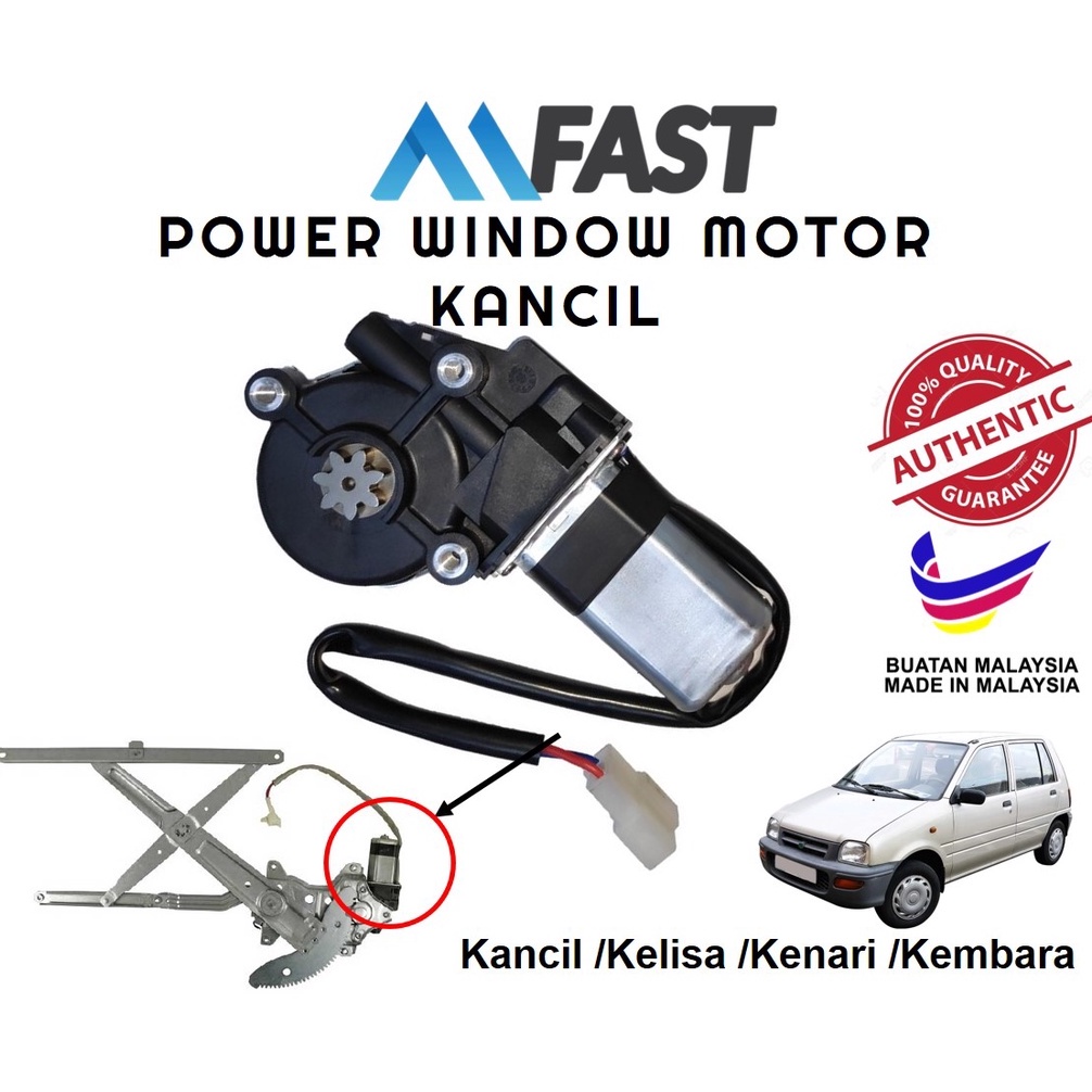 (LOCAL) Kancil Kelisa Kenari Kembara Power Window Motor Cermin Pintu ...