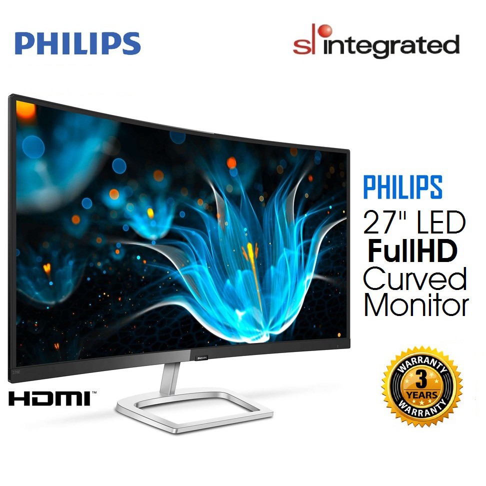 Philips 27" Full HD 60Hz LED Curved Monitor (278E9QJAB) | Shopee Malaysia