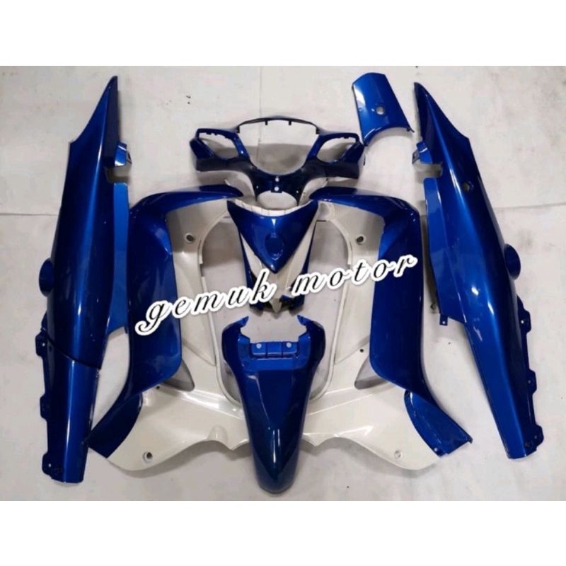 SYM E-BONUS / E BONUS 110 COVER SET LOCAL BLUE/WHITE RED/WHITE BLACK ...