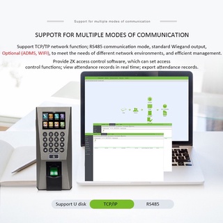 ZKTeco F18 Biometric Fingerprint RFID Access Control Keypad System ...