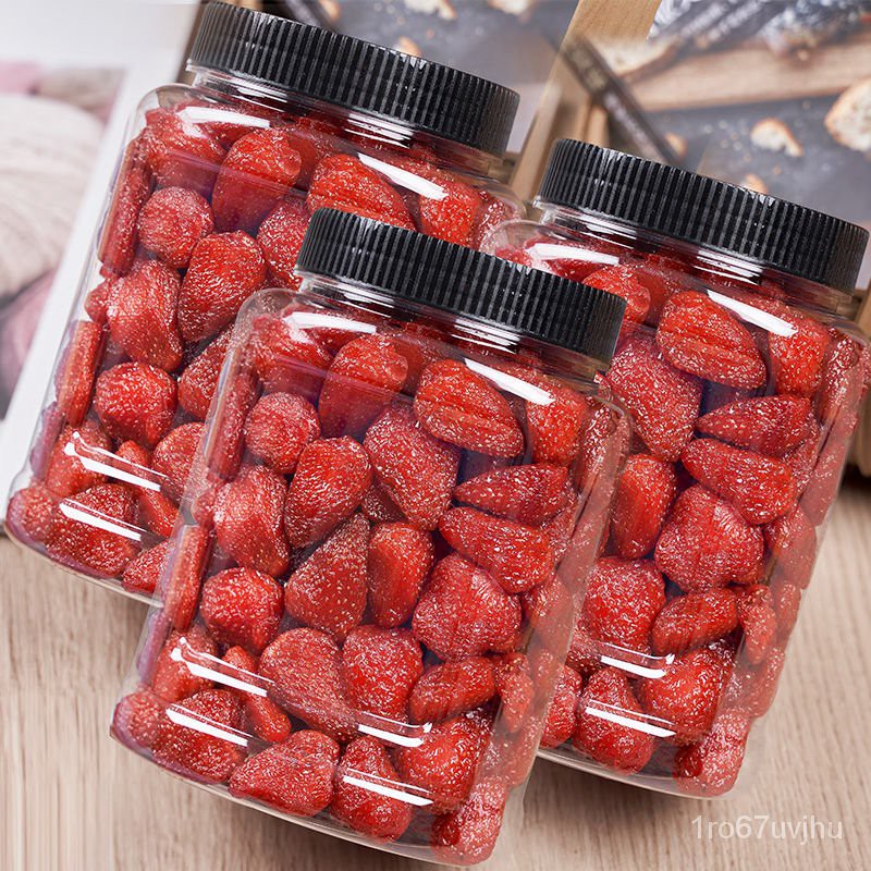 Dalam Tin Strawberry Dry500g108gwalaupun Tangki Berat Buah Buahan Kering Buah Buahan Buah