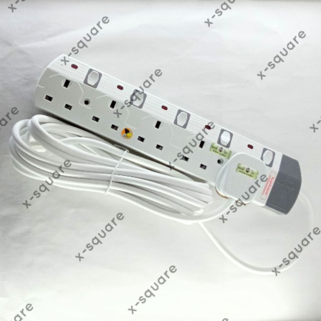 MARS 4G / 5G - 5 Metre Trailing Socket Extension with Surge Protector ...