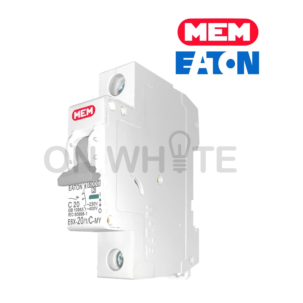 MEM 1Pole (6KA) MCB 6A / 10A / 16A / 20A Miniature Circuit Breaker ...