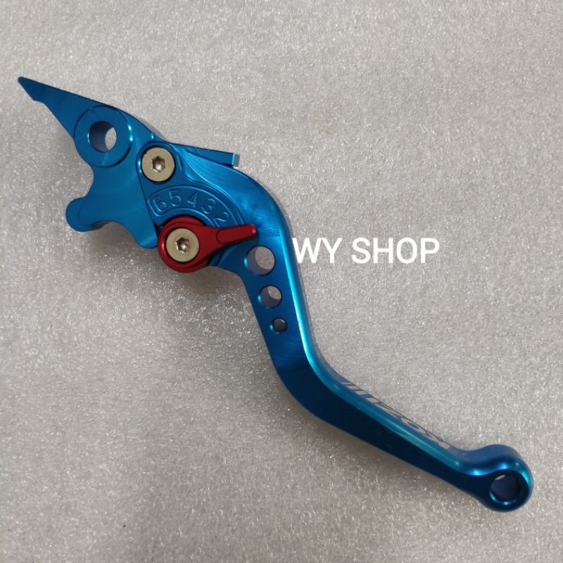 JENAMA KOZI ALLOY BRAKE LEVER ONLY (CNC) FOR YAMAHA LC135 V1-->V6 RED ...