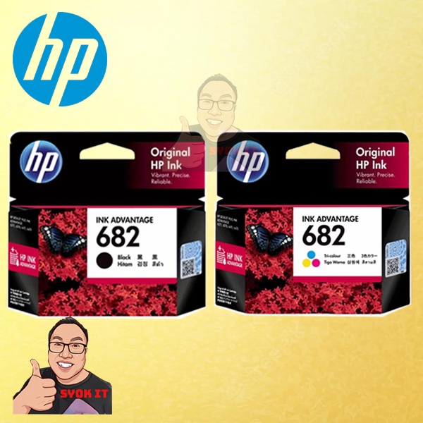 [ORIGINAL] Genuine HP 682 Black / HP 682 Color Original Ink Advantage ...