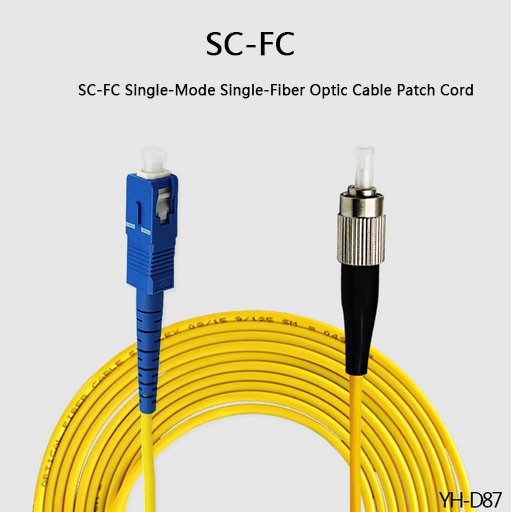 SC-FC Single-mode Single-fiber Optic Cable Patch Cord( 3m ) | Shopee ...