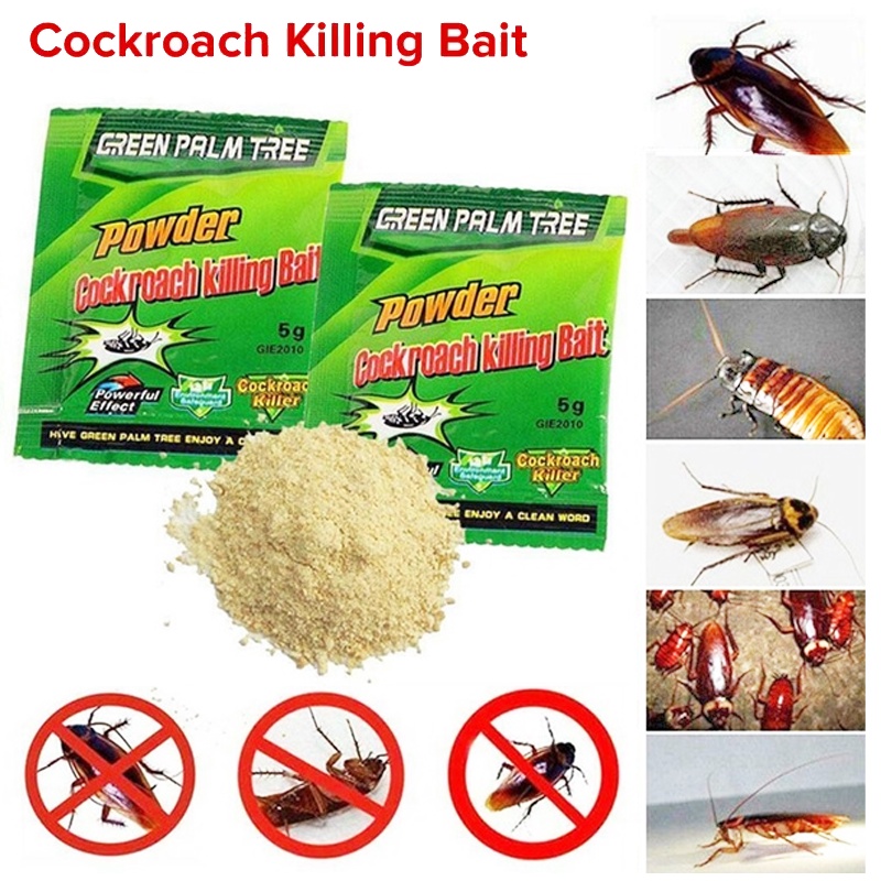 100% Effective Powder Cockroach Killing Bait Ant Insect Killer Pest ...