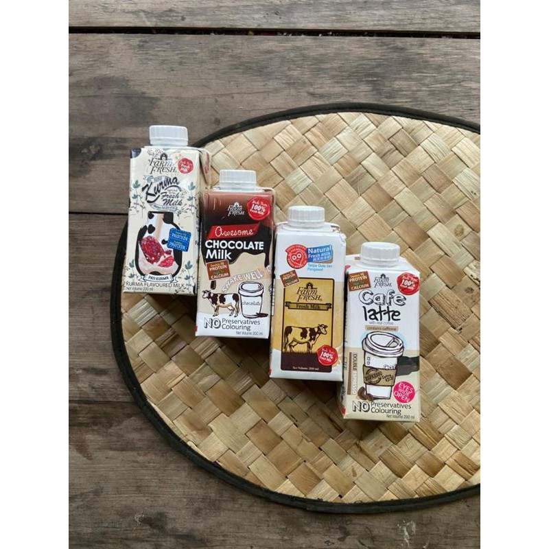 !! SUSU FARM FRESH UHT KURMA, COKLAT, FRESH MILK & LATTE | Shopee Malaysia
