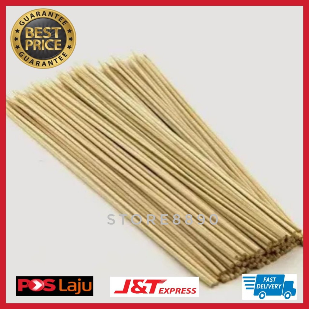 100pcs LIDI SATAY BAMBOO SKEWER FOOD GRADE | Shopee Malaysia