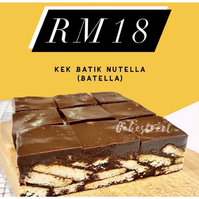 BATELLA (KEK BATIK NUTELLA) | Shopee Malaysia