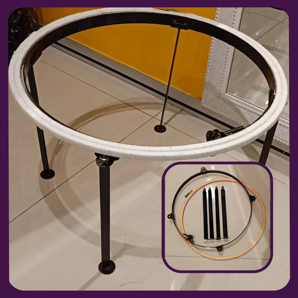 18-inch Embroidery frame with stand/ Aari frame with stand (classic and ...