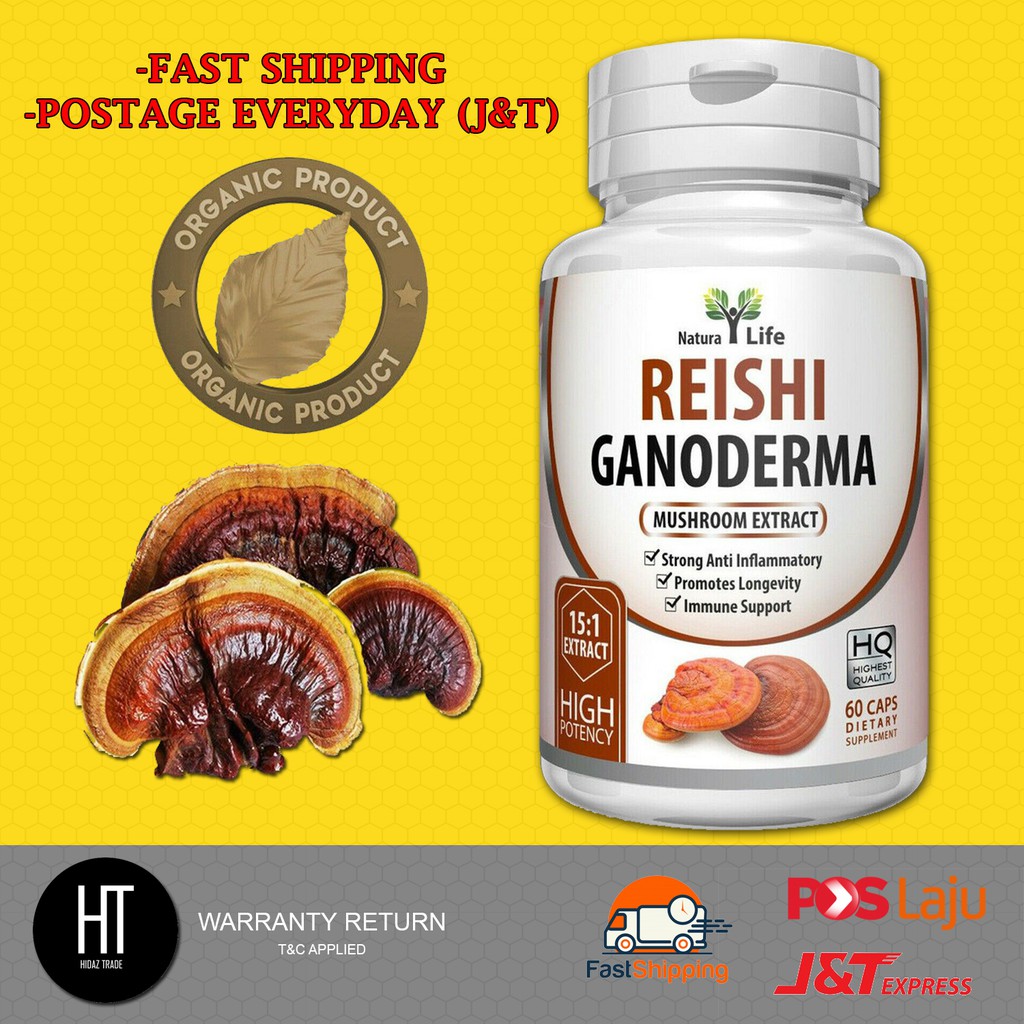 Reishi Ganoderma Lucidum Premium Mushroom Extract Pure Lingzhi | Shopee Malaysia
