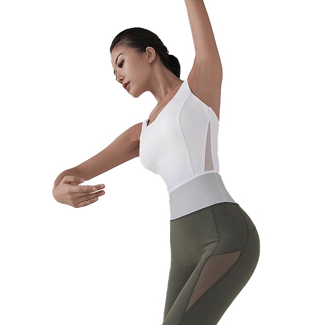 BODYCARVER One piece gym clothing mesh yoga jumpsuit backless workout ...