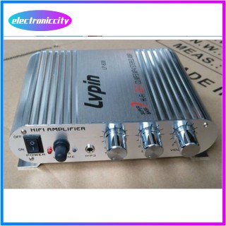 Car Power Amplifier 200W Mini Hi-Fi Amplifier Booster Radio MP3 Stereo ...
