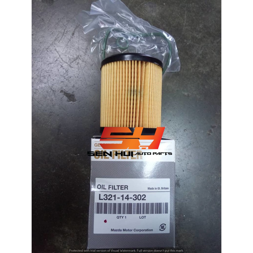 Mazda 6 / 8 / CX7 Oil Filter Paper L32114302 Genuine Part | Shopee Malaysia