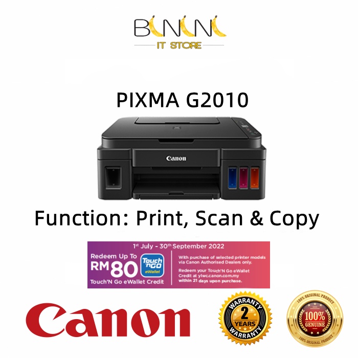 Canon PIXMA G2010 Refillable Ink Tank All-In-One for High Volume ...