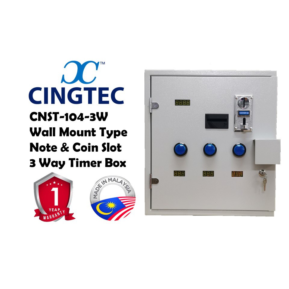3 in 1 Timer Control Box (Coin & Note acceptor) | Shopee Malaysia
