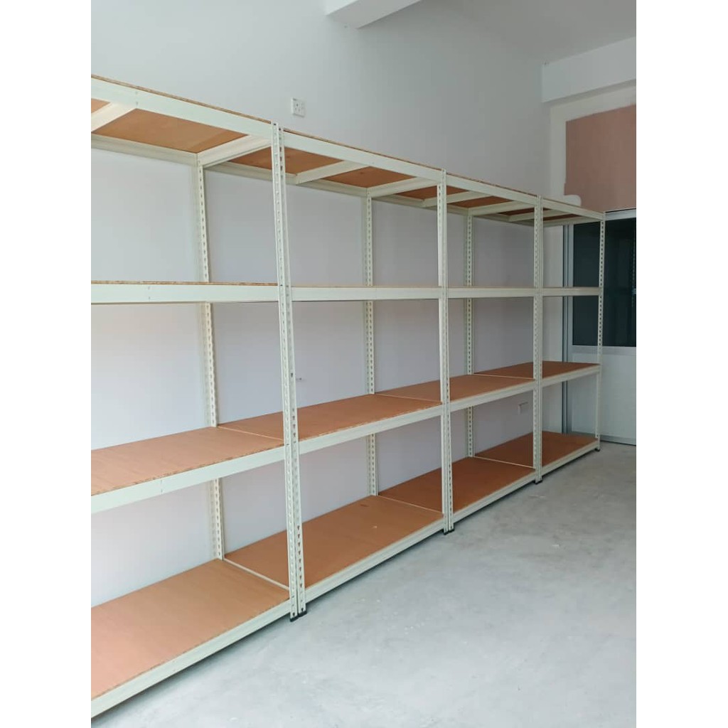 💖💖4 Tier Beige (White) Series💖💖Heavy Duty Boltless Rack, Metal Rack ...