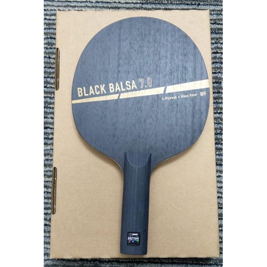 VICTAS Black Balsa 7.0 table tennis blade / Kayu Ping Pong / Tenis Meja ...