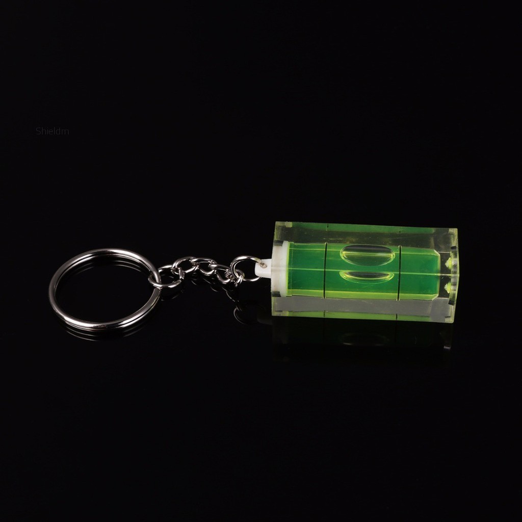 Shieldm Mini Acrylic Spirit Level Key Ring Key Chain Tool Gadget Gift ...