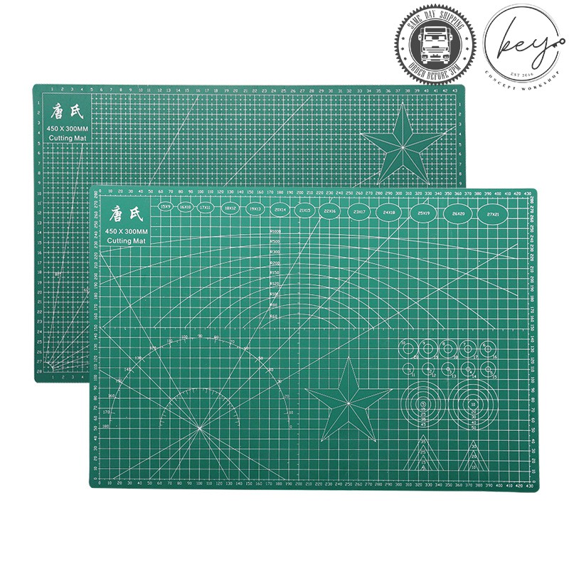 Cutting pad A4 A3 Double-sided color PVC pad Cutting board Paper ...